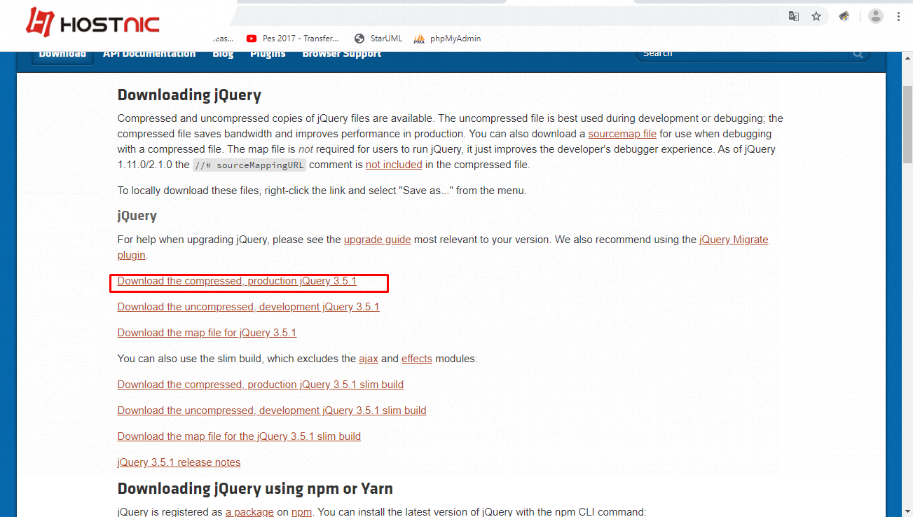 Cara download jQuery dan menggunakannya di Website - Hostnic.id