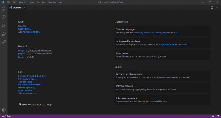 Cara install VS Code (Visual Studio Code) - Hostnic.id