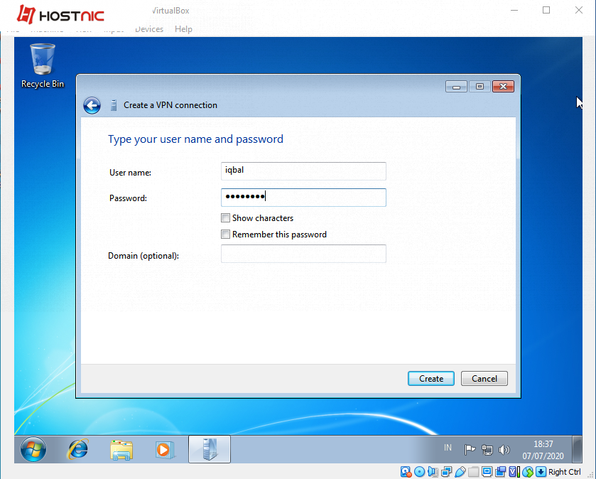Cara setting VPN L2TP di Windows 7 - Hostnic.id